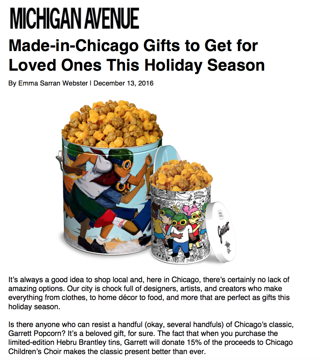 Garrett Popcorn Shops - Chicago Public Relations Firm | Molise PR