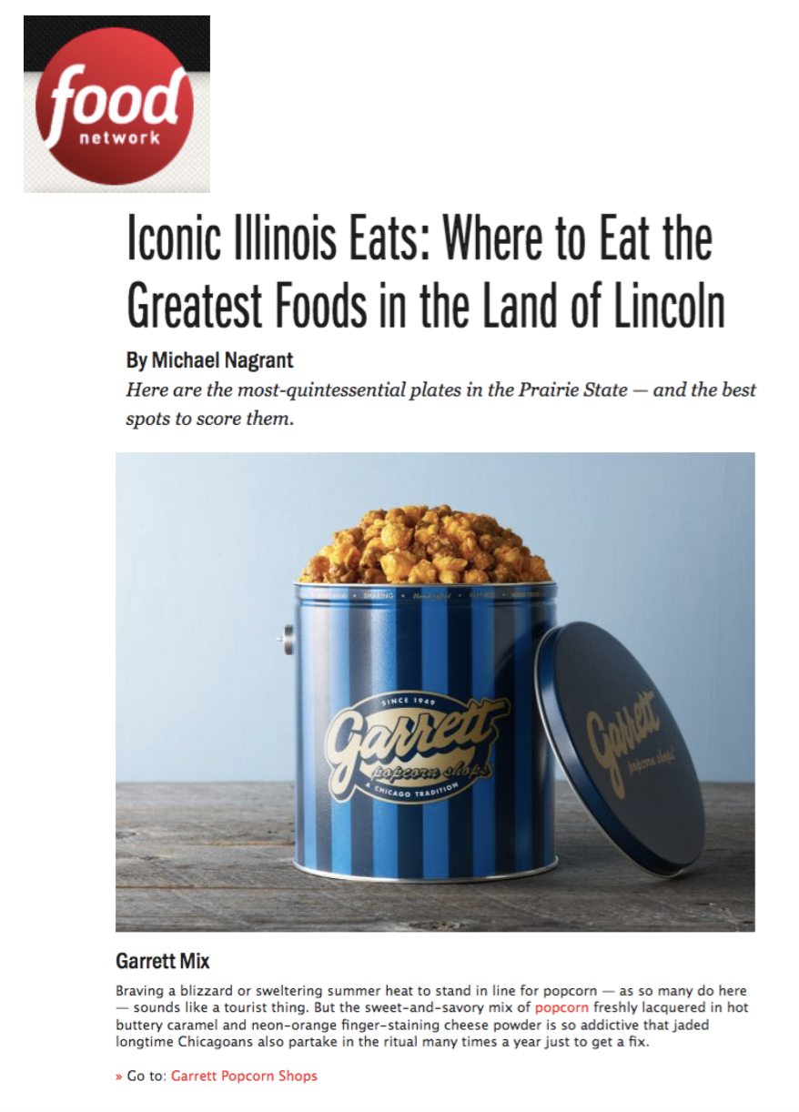 Garrett Popcorn Shops - Chicago Public Relations Firm | Molise PR